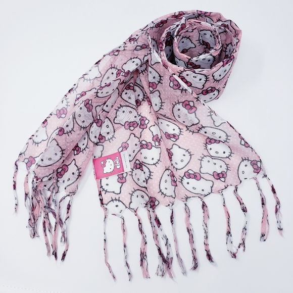 Hello Kitty | Accessories | Hello Kitty Scarf Spring Light Cute Women ...